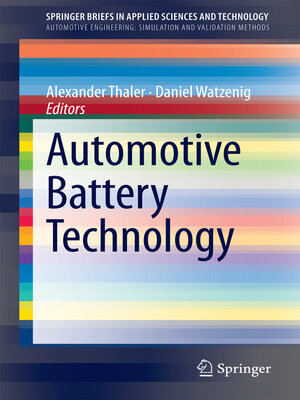eBook - Automotive Battery Technology by Alexander Thaler · OverDrive ...