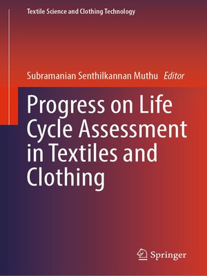 eBook - Progress on Life Cycle Assessment in Textiles and Clothing by ...