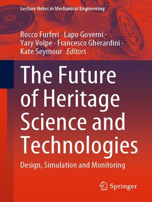 eBook - The Future of Heritage Science and Technologies by Rocco ...