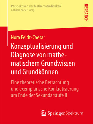 Konzeptualisierung und Diagnose von mathematischem Grundwissen und ...