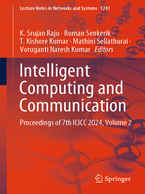 Intelligent Computing and Communication by K. Srujan Raju · OverDrive ...