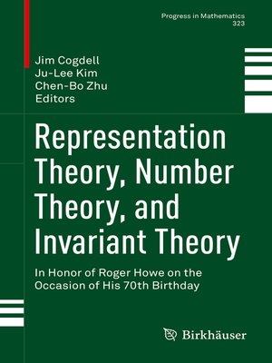 Representation Theory, Number Theory, and Invariant Theory by Jim ...