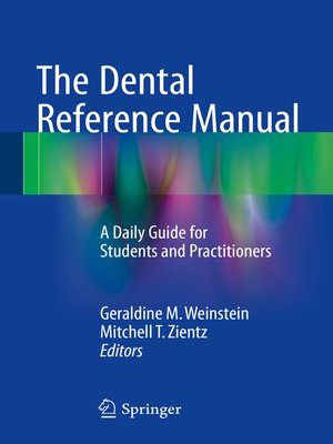 eBook - The Dental Reference Manual by Geraldine M. Weinstein ...