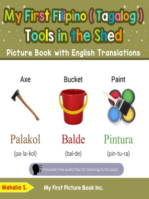 eBook - My First Filipino (Tagalog) Tools in the Shed Picture Book with ...