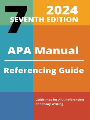 eBook - APA Manual 2024 Referencing Guide by Kelly Pearson · OverDrive ...