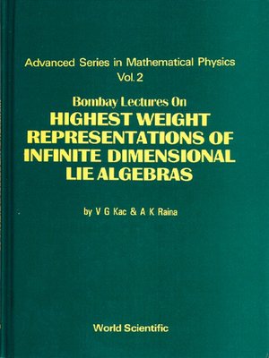 Highest Weight Representations of Infinite Dimensional Lie Algebra by ...