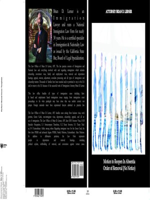 eBook - Motion to Reopen In Absentia Order of Removal (No Notice) by ...