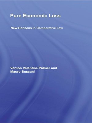 Pure Economic Loss by Vernon Valentine Palmer · OverDrive: Free ebooks ...