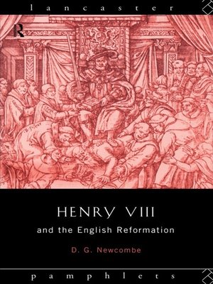eBook - Henry VIII and the English Reformation by David G Newcombe ...