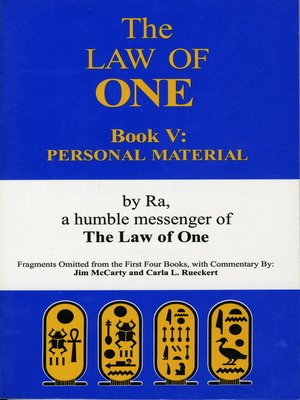 The Ra Material: Law of One, Book 5 by Jim McCarty · OverDrive: Free ...